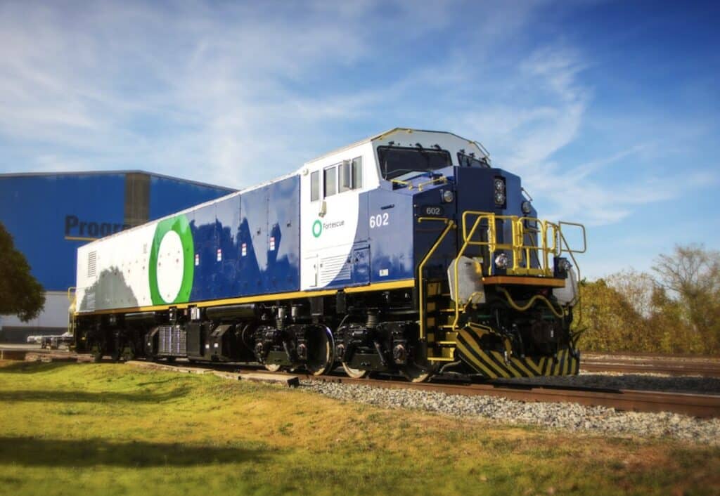 World’s largest battery-electric locomotive arrives in Australia